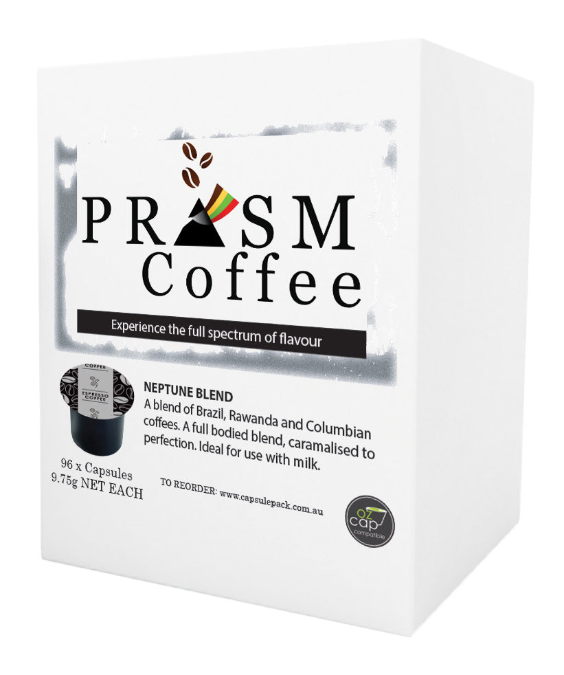 PRISM COFFEE CAPSULES NEPTUNE BLEND – Coffee Roasters Australia